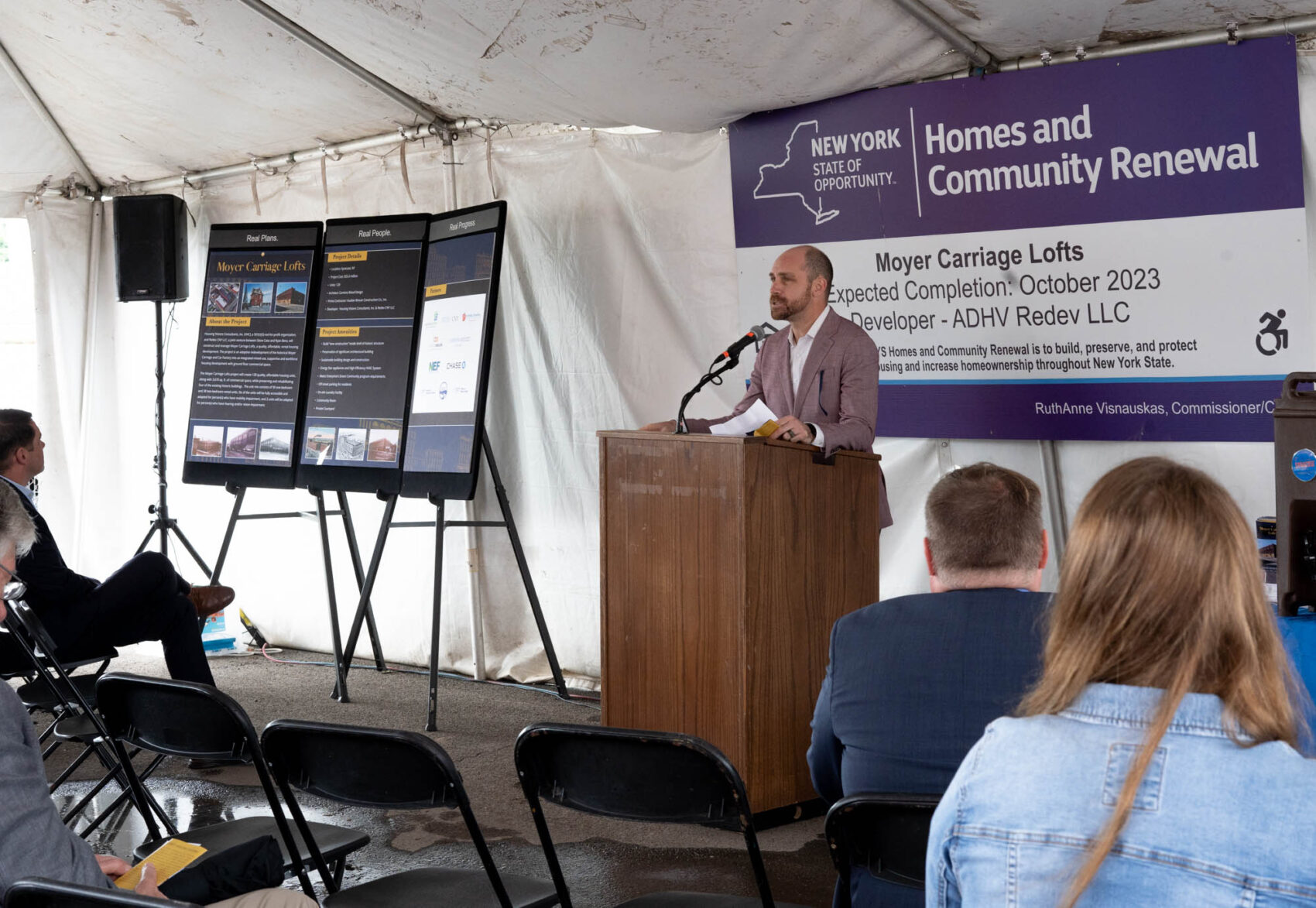 Moyer Carriage Lofts Ground Breaking | Housing Visions