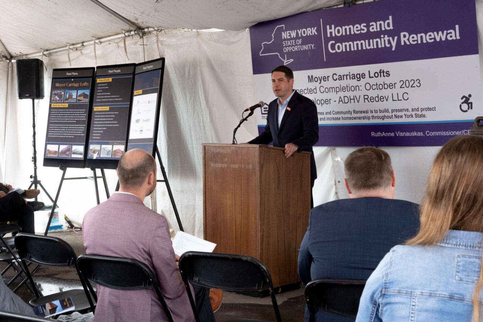 Moyer Carriage Lofts Ground Breaking | Housing Visions