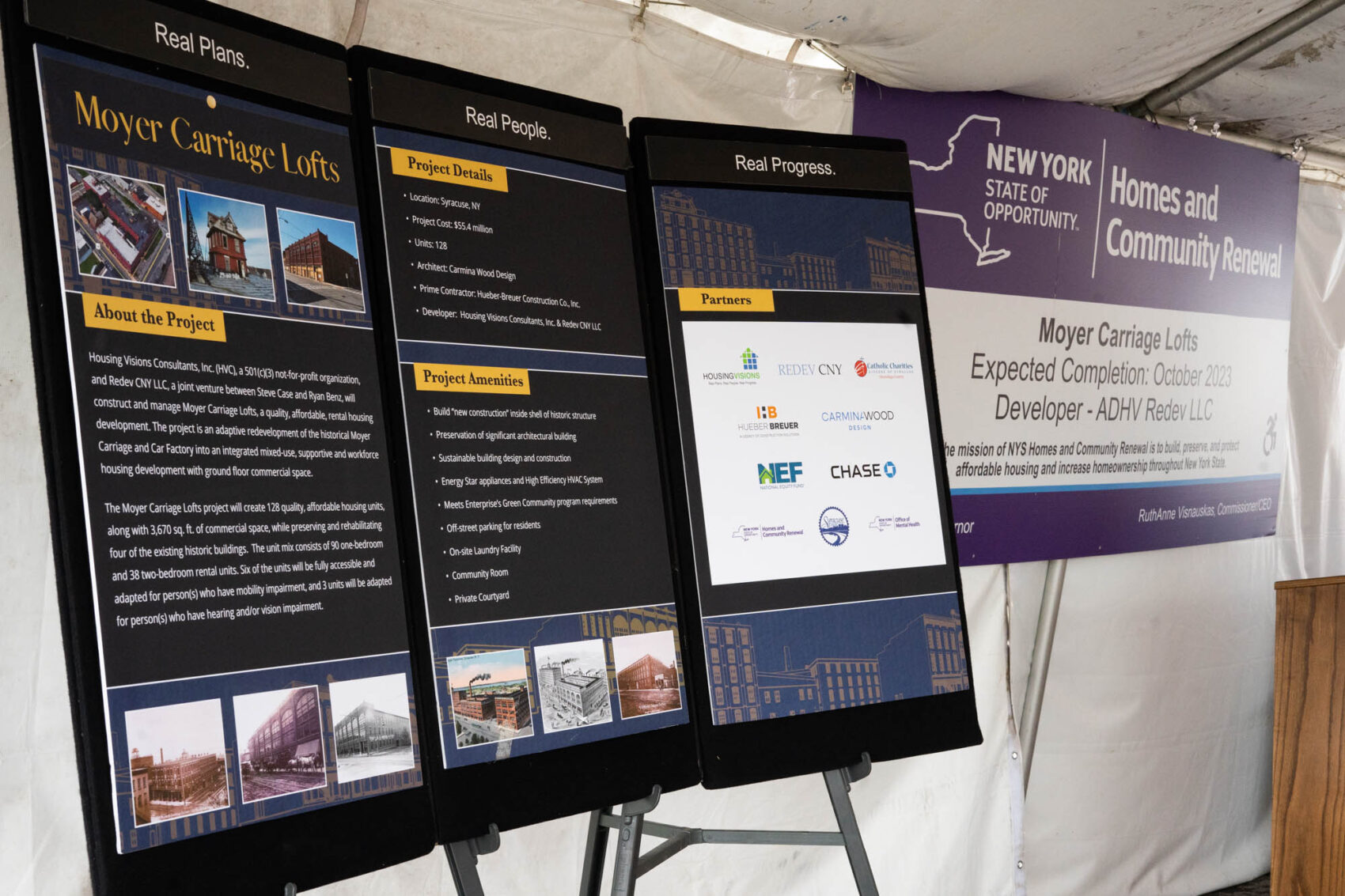 Moyer Carriage Lofts Ground Breaking | Housing Visions
